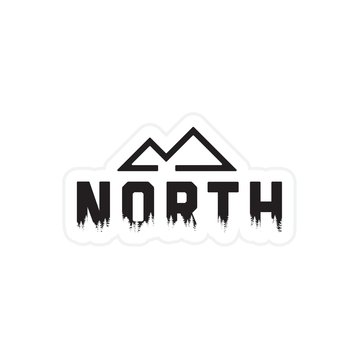 North Sticker – Two Rare Design